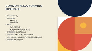 Week-1_Rocks-and-Minerals.pptx | Chemistry | Science
