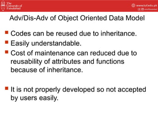Components of Object-Oriented Data Model | PPTX