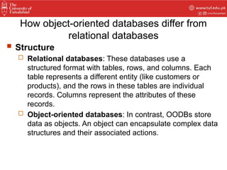 Components of Object-Oriented Data Model | PPTX