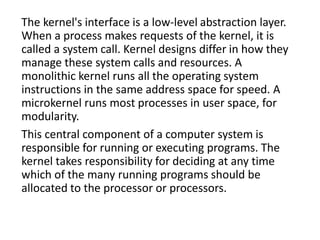 lecture 1 (Part 2) kernal and its categories | PPT
