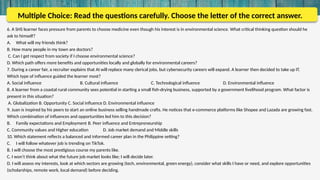 GRADE ELEVEN LIFE AND CAREER SKILLS 3RD QUARTER | PPTX