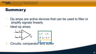 Study about active components and study about op-amps | PPTX