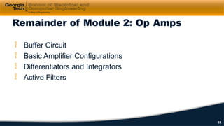 Study about active components and study about op-amps | PPTX