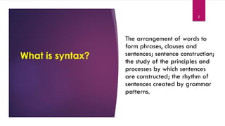 Week 2-syntax student copy | PPT