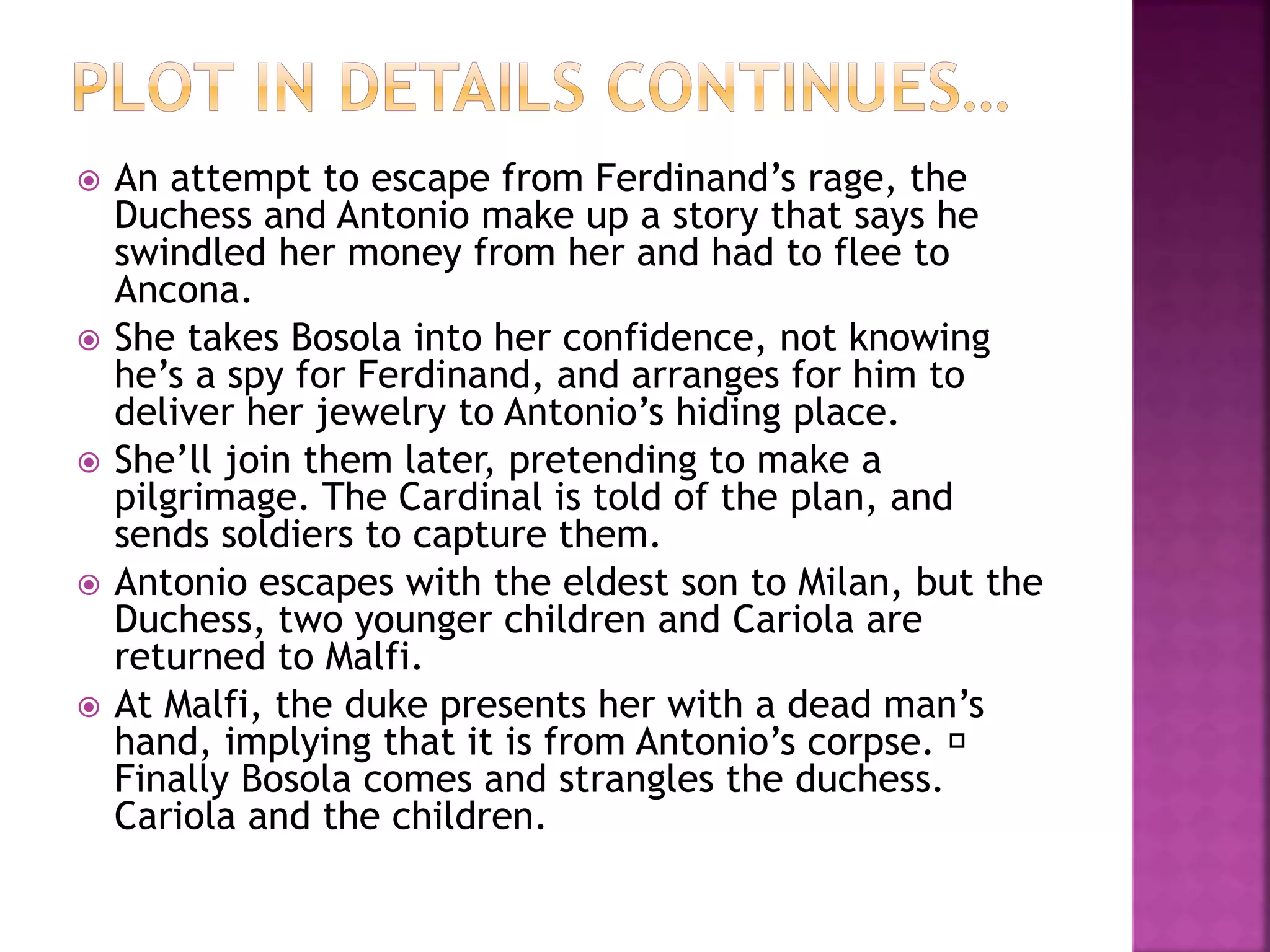 Week 2-the duchess of malfi-ppt | PPTX