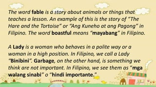PowerPoint presentation for grade 1 english day 1 to 5 week 23 | PPTX