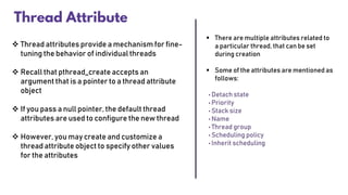 Understanding Threads in operating system | PPT