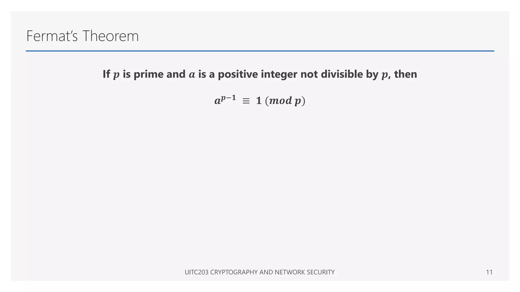 Mathematical Foundations Of Cryptography Pptx Information And Network Security Computing