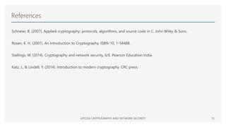 Mathematical Foundations of Cryptography | PPTX | Information and Network Security | Computing