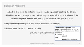 Mathematical Foundations of Cryptography | PPTX | Information and Network Security | Computing