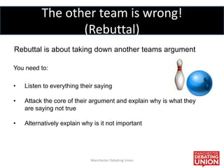 Week-3-Arguments-and-Rebutal The Art of the Rebutt | PPT