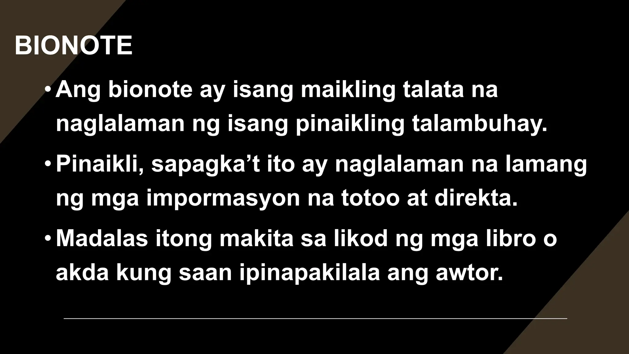 WEEK-4-BIONOTE-Akademik.pptx piling larangan | PPTX