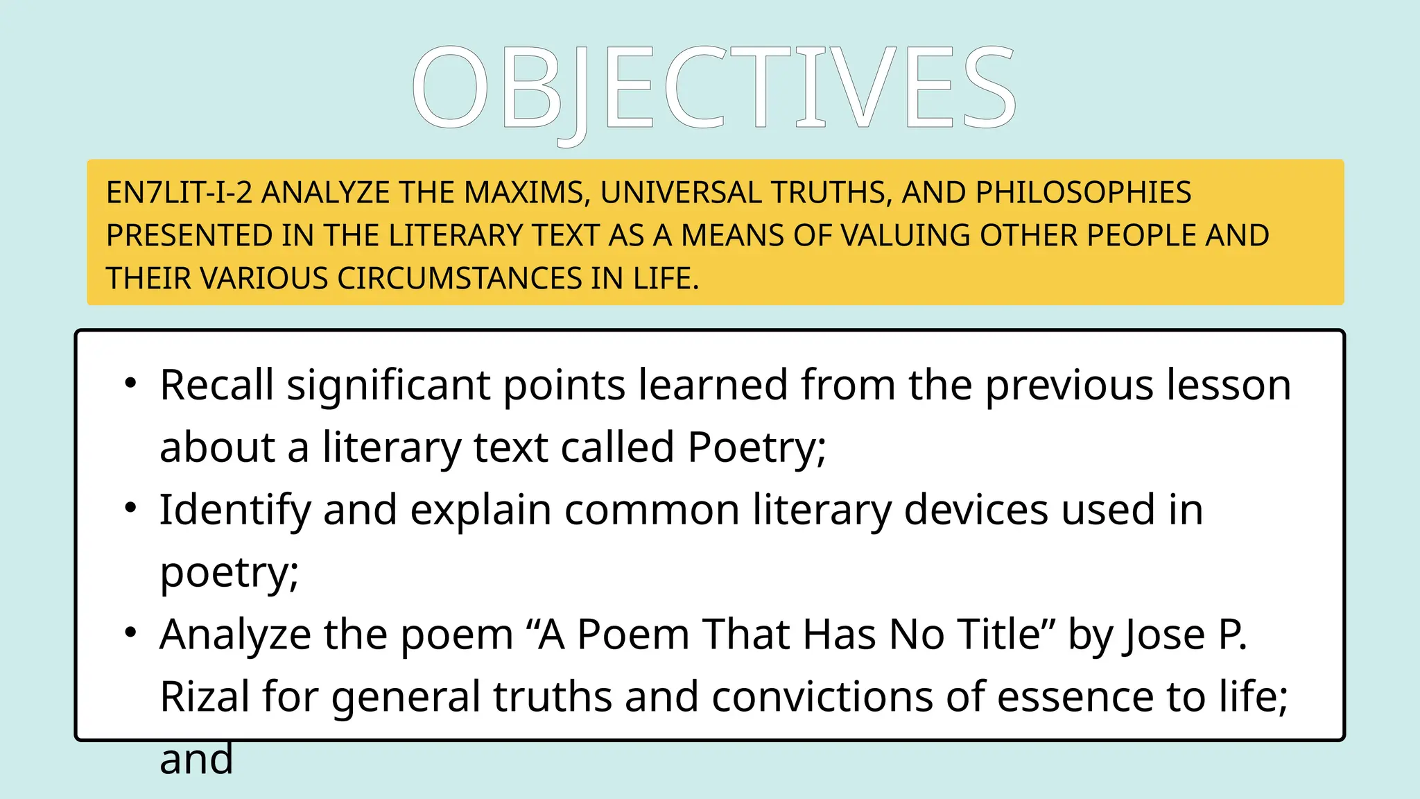 WEEK 4 LITERARY-DEVICES GRADE 7 MATATAG CURRICULUM | PPTX