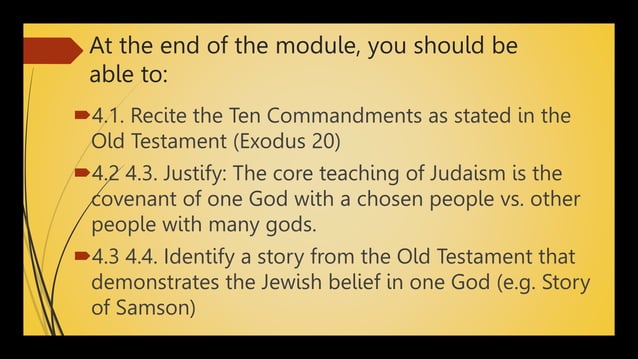 Week -4 Judaism Lesson 4.pptx