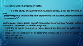 Electromagnetic Interference and Electromagnetic Compatabiity | PPTX ...