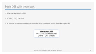 Data Encryption Standard | PPTX