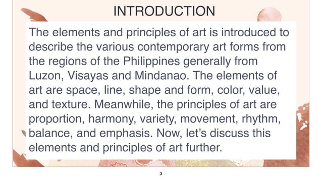 Elements of Arts Contemporary Philippine Arts from the Regions | PDF ...