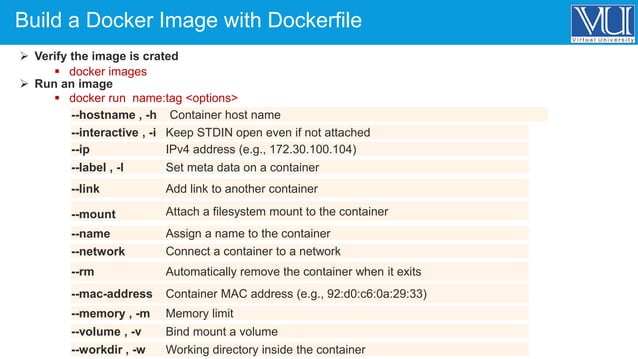 Computer science docker file Week -6 to7 | PPT