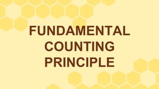 Fundamental counting principle PPT LESSON 2 | PPTX