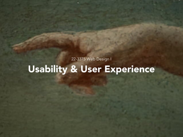 Usability and User Experience | PPT