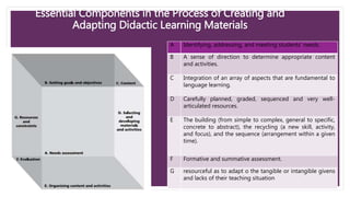 Materials development in the Colombian context | PPTX