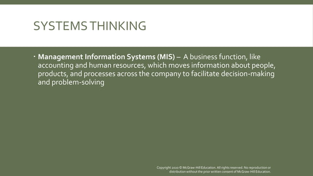 Management Information Systems Business Driven MIS | PPTX