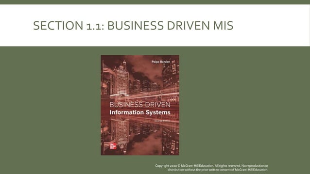 Management Information Systems Business Driven MIS | PPTX