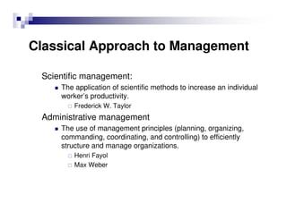 Management Models | PDF