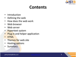 IS341 - Week01 the world wide web architecture | PPT
