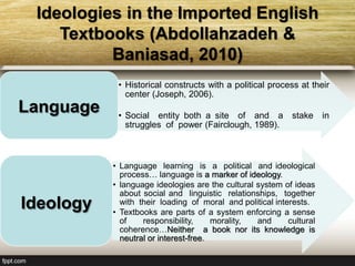Ideology and textbooks | PPTX | Education
