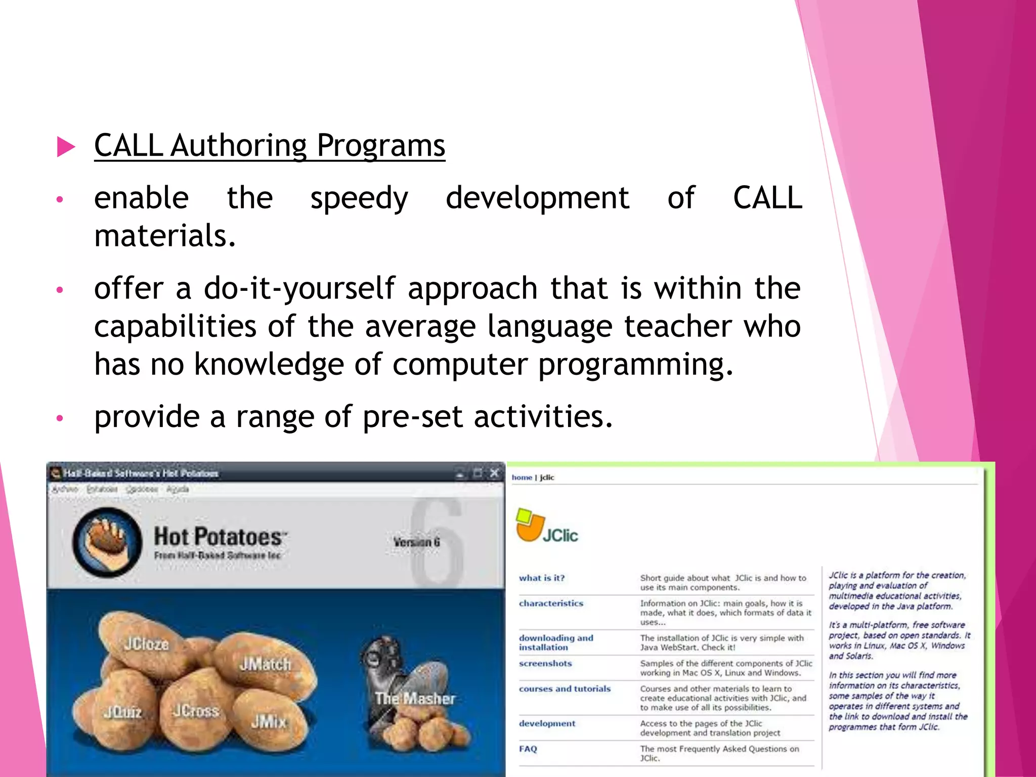 Computer assisted language learning | PPTX