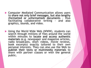 Computer assisted language learning | PPTX