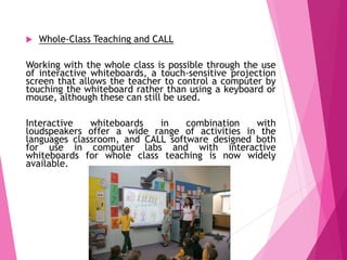 Computer assisted language learning | PPTX