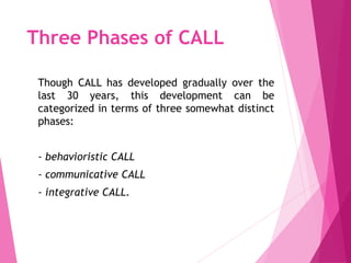Computer assisted language learning | PPTX