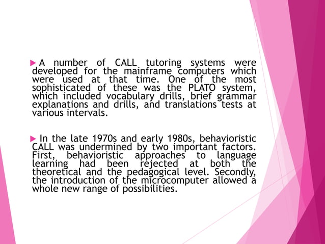 Computer assisted language learning | PPTX