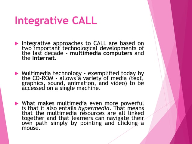 Computer assisted language learning | PPTX