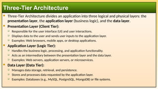 DBMS: Week 02 - Database System Architecture | PPT