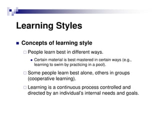 Individual Differences and Learning | PDF | Science