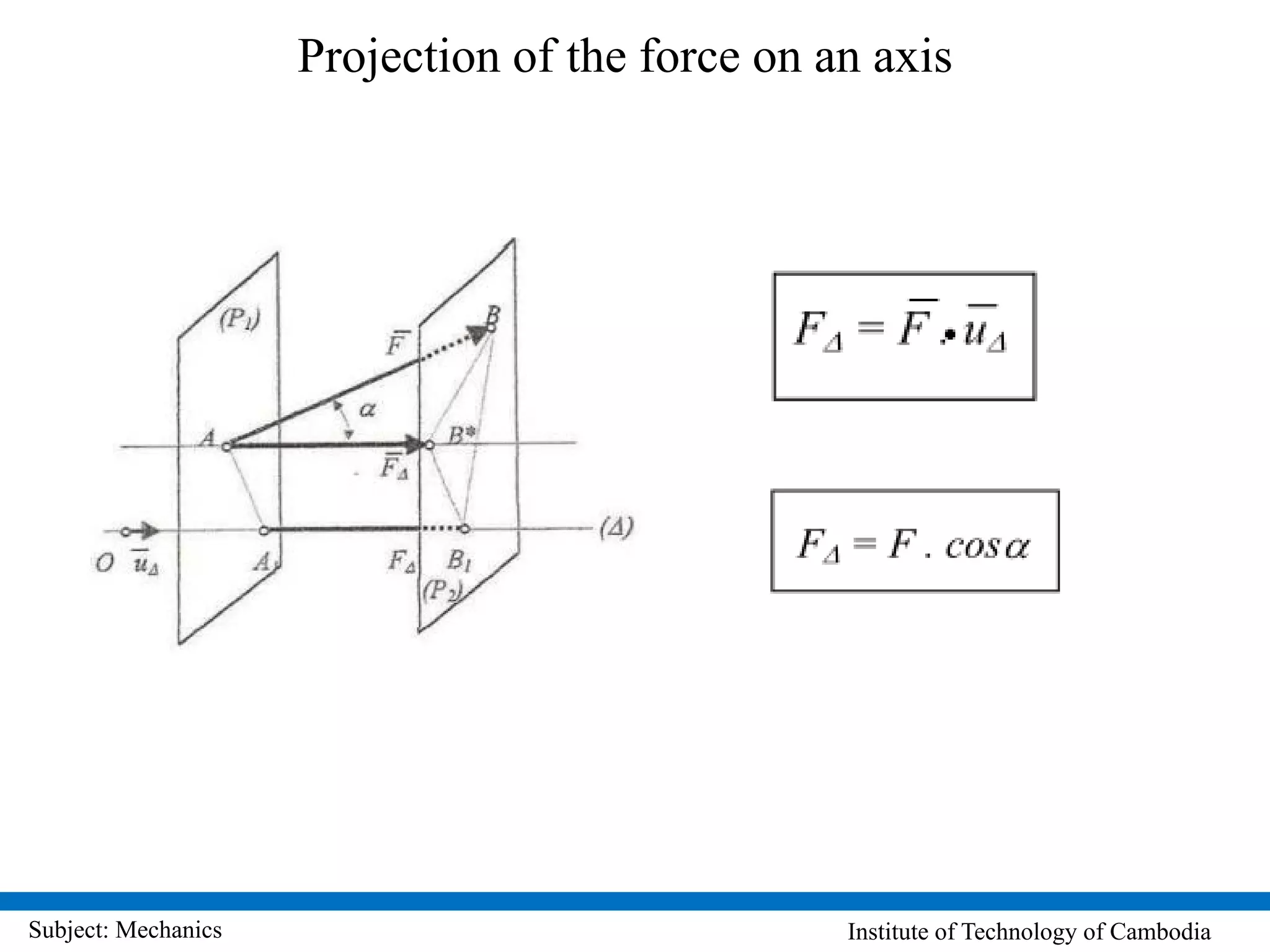 Mechanics Statics (system of force) | PPT