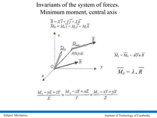 Mechanics Statics (system of force) | PPT