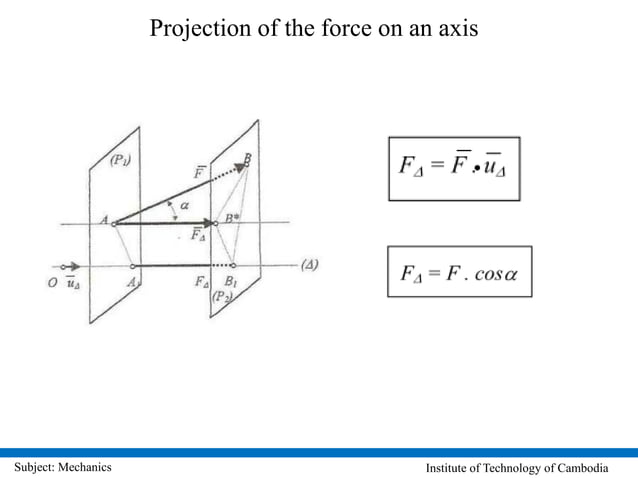 Mechanics Statics (system of force) | PPT