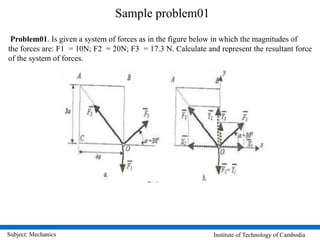 Mechanics Statics (system of force) | PPT