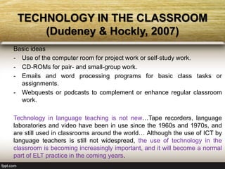 Technology in EFL - ESL | PPTX