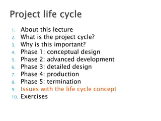 Project Life Cycle | PPT