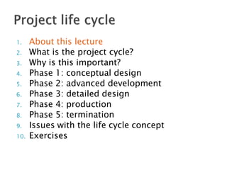 Project Life Cycle | PPT