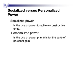 Power and Influence | PDF