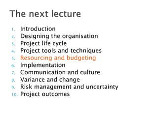 Project Tools and Techniques | PPT