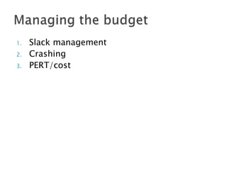 Resourcing and Budgeting | PPTX