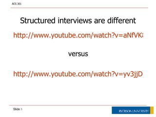 How to Conduct Qualitative Interviews | PPT