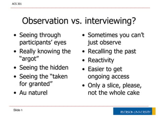 How to Conduct Qualitative Interviews | PPT